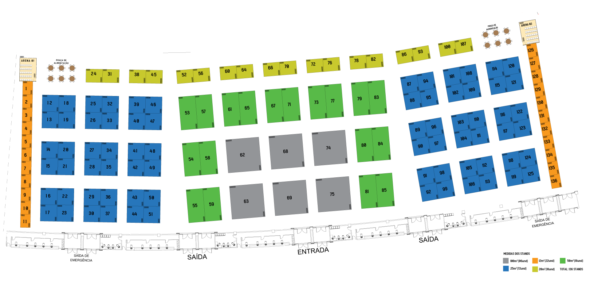 Mapa da Feira | EXPOCONSTRUIR